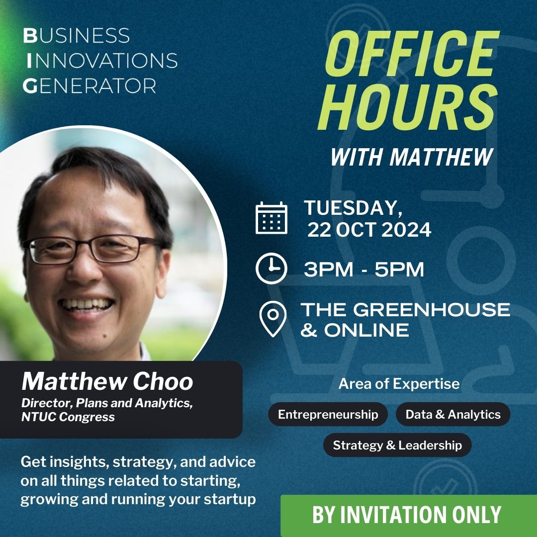 Greenhouse Events | Institute of Innovation & Entrepreneurship